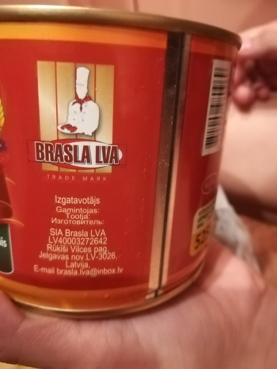 SIA Brasla LVA - Konservu kvalitāte