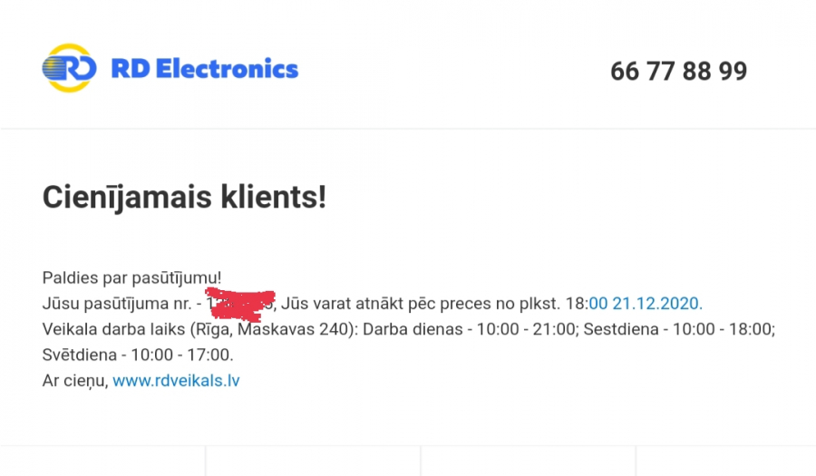 Rd Electronics - Slikts serviss